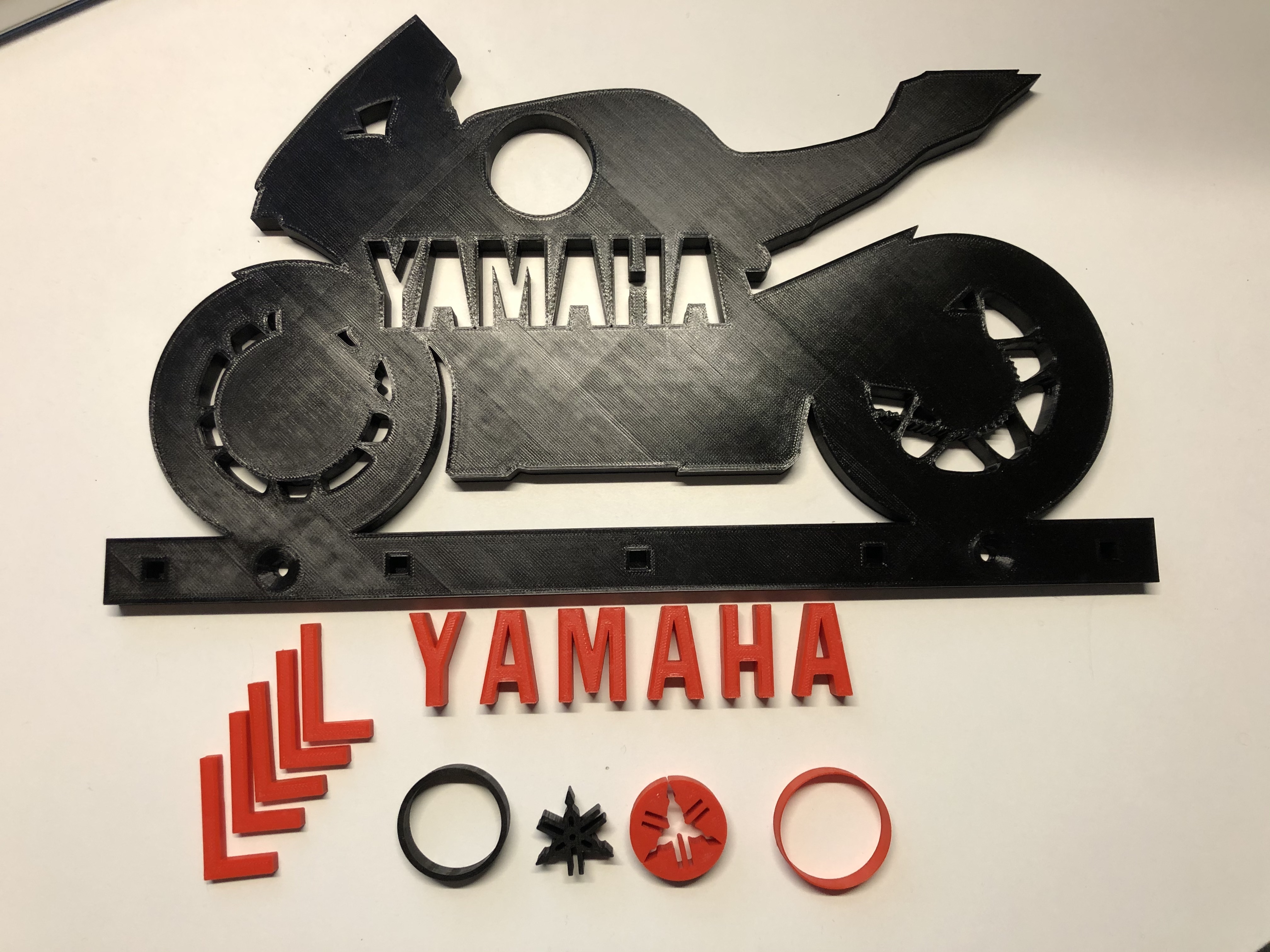 Download STL file Wall Key Holder Yamaha R1 • 3D print object ・ Cults