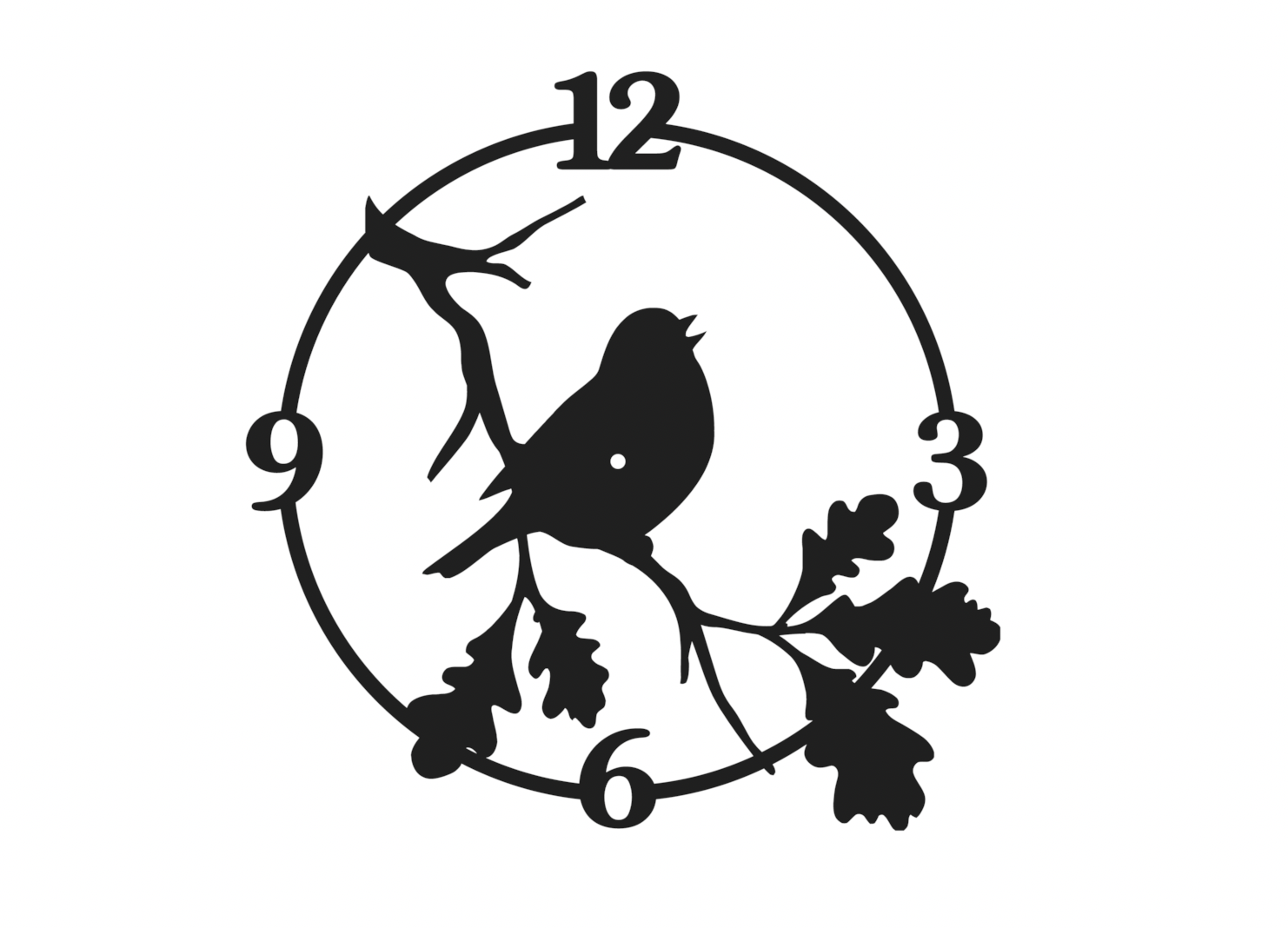 STL file Birds Clock・3D printing template to download・Cults