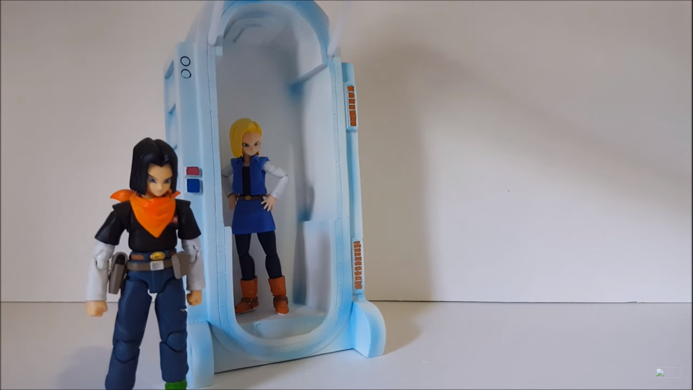 STL file Android Capsule 18 Dragon Ball 🤖・3D printer design to download ...