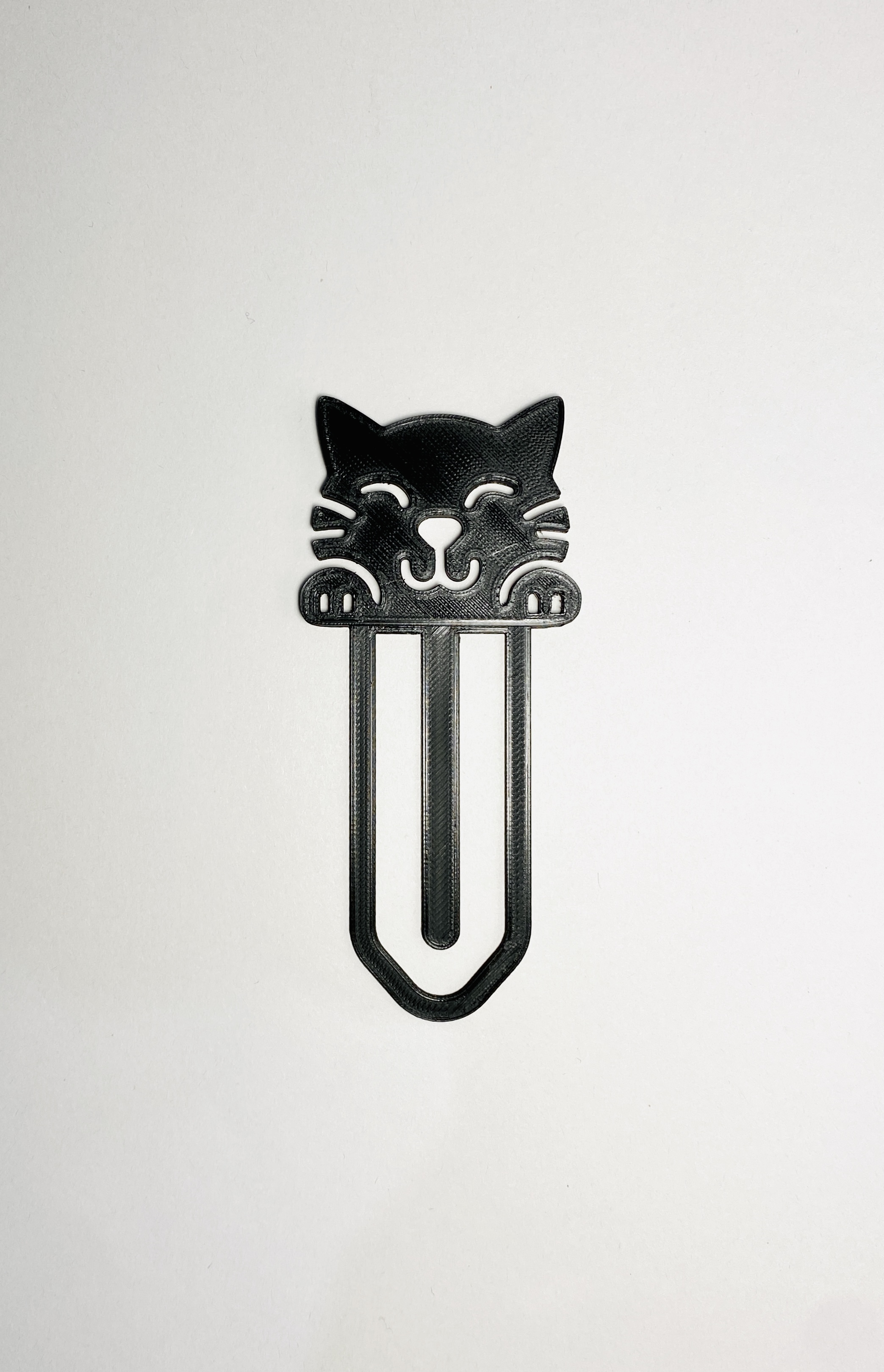 STL file cat bookmark 🐱・3D printing design to download・Cults