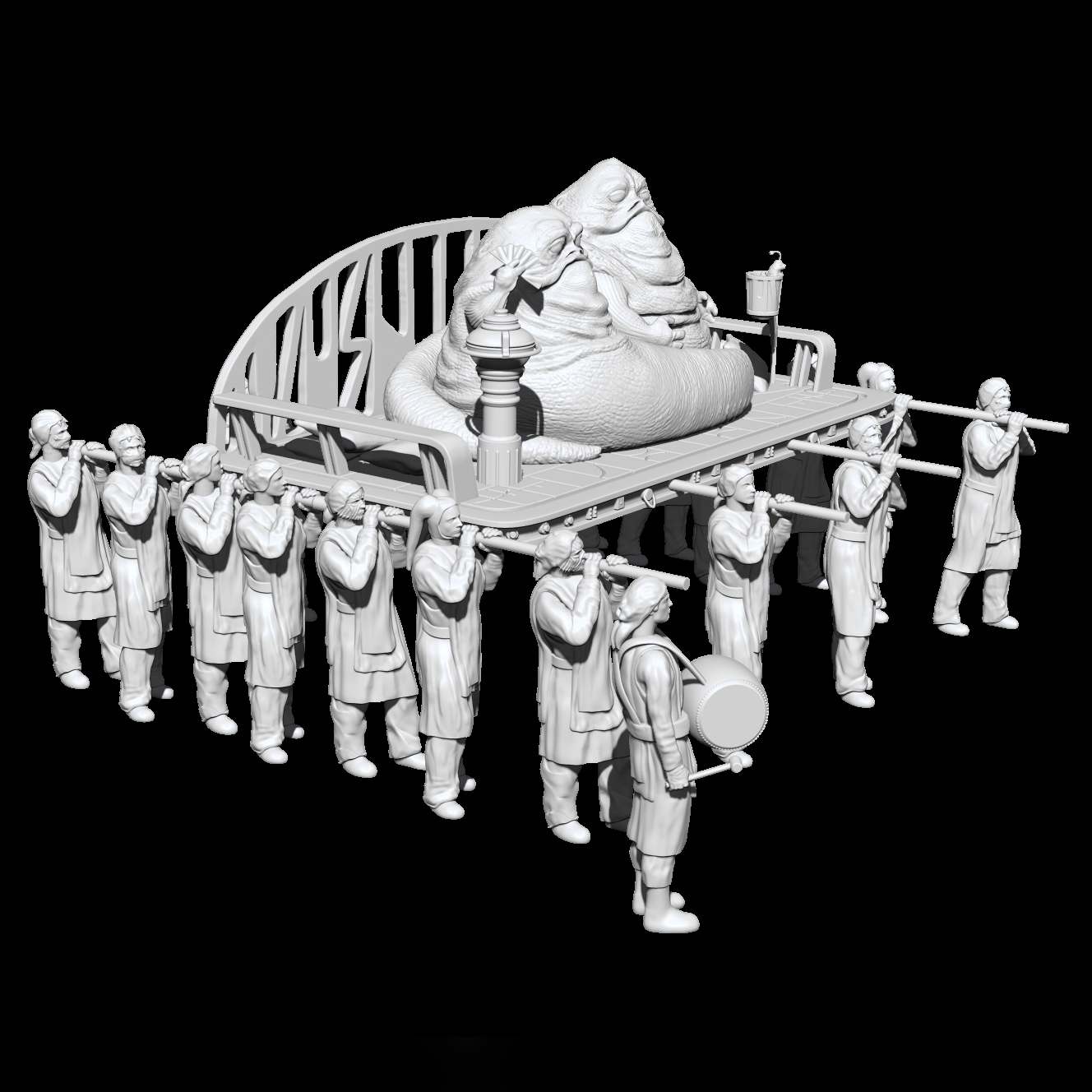 3D file Hutt Twins Slave Loaders 3D print model・Model to download and ...