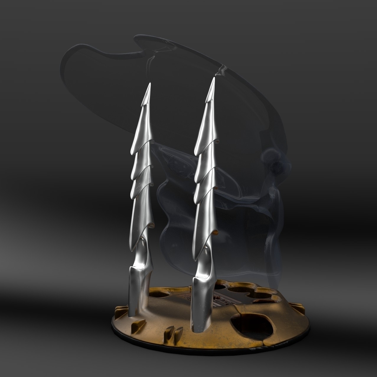 3D file Stand for Predator mask・3D printable model to download・Cults