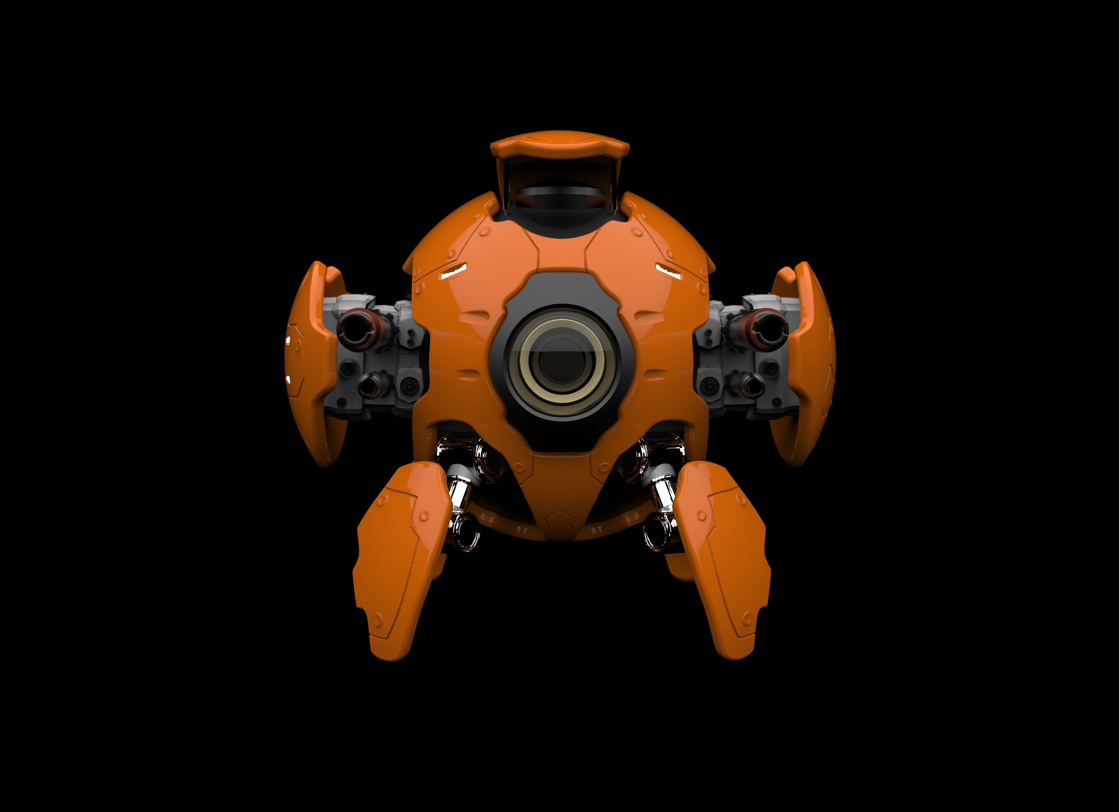 3D file Rotating sphere robot・Design to download and 3D print・Cults