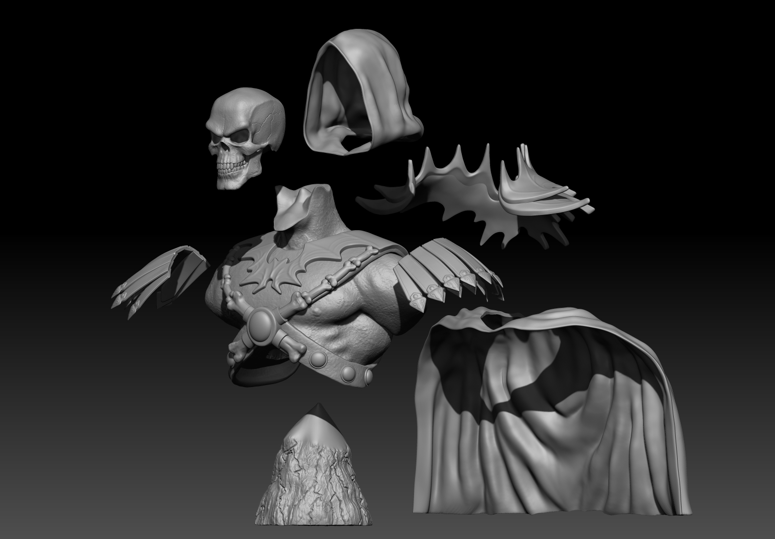 3D file Skeletor bust MOTU・3D print design to download・Cults
