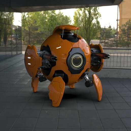 Download STL file Rotating sphere robot • 3D printer model ・ Cults