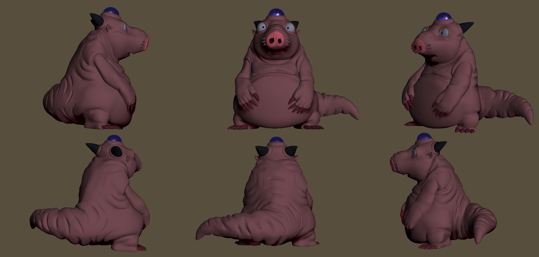 STL file Naturon shenron 7-star first form・Template to download and 3D ...