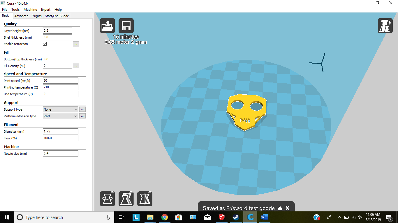 Free STL file skull guitar pic・3D print object to download・Cults