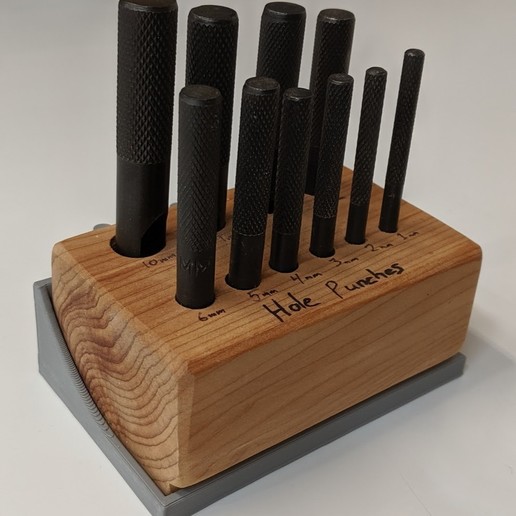 Download free 3D model Pegboard Tray Holder for Hole Punch Block ・ Cults