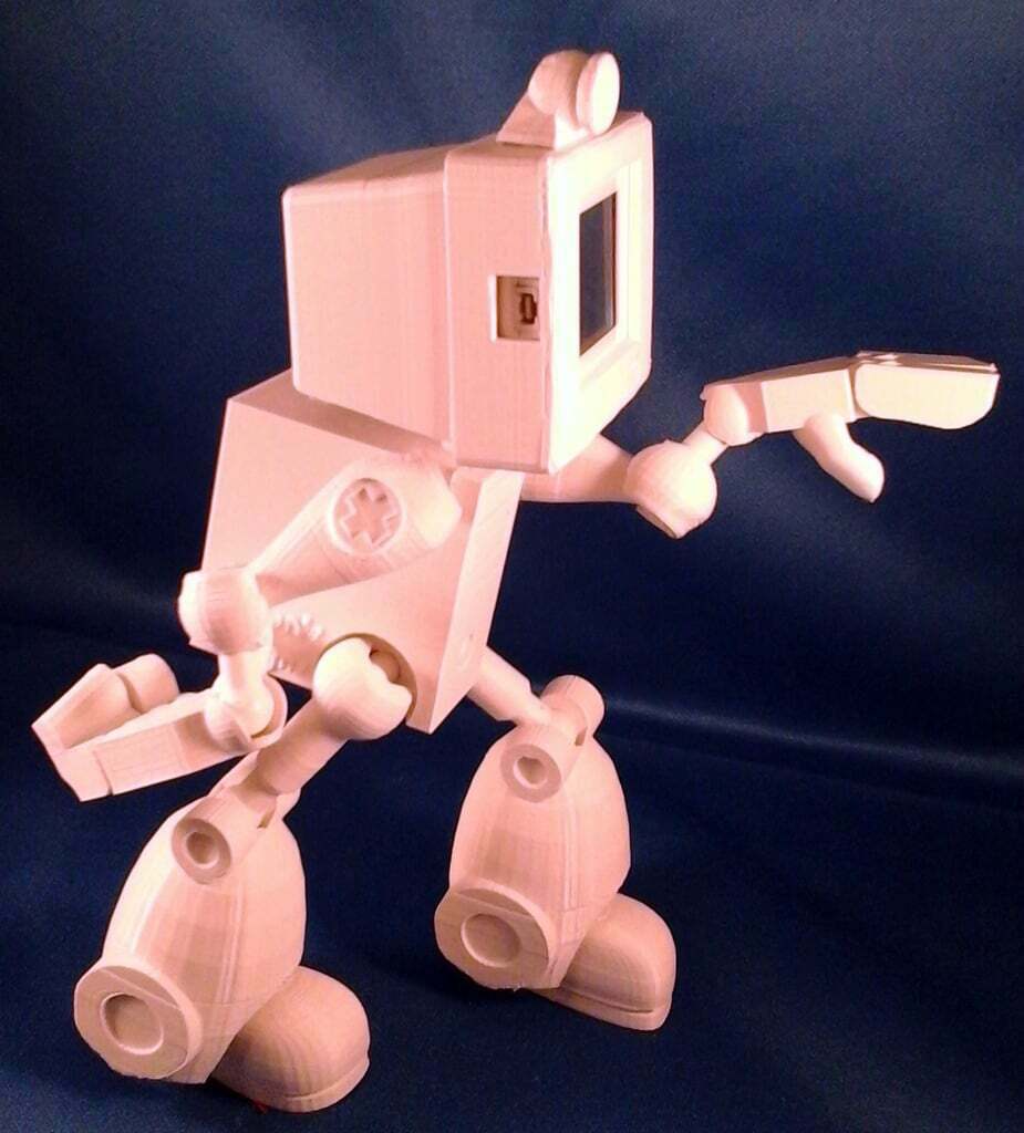 Free 3D file Cymon Fully Posable Robot Toy 🤖・3D printable model to ...