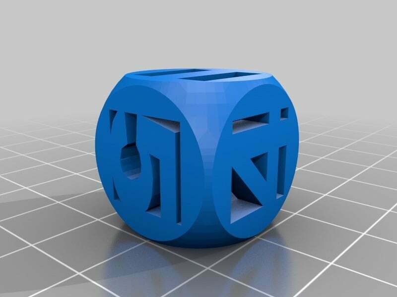 Free 3D file Hollow Die・Model to download and 3D print・Cults