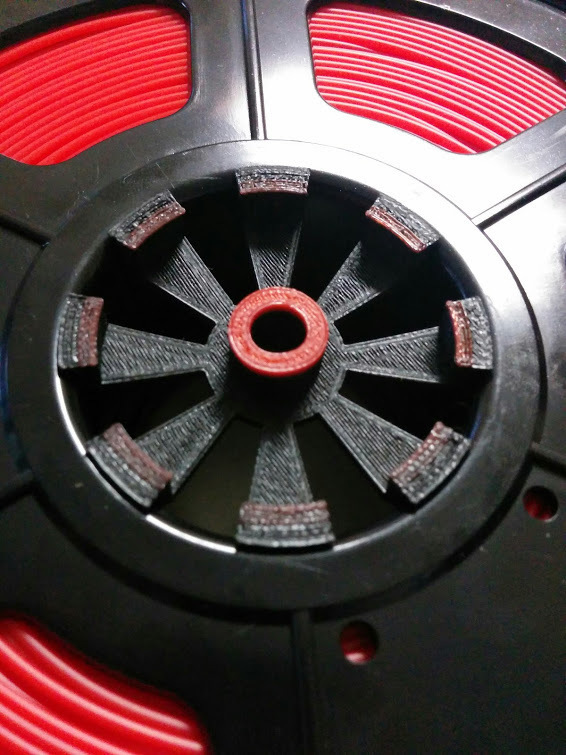 Free 3D file Filament insert for 8mm rod / 57.5mm spool hole - Migbot ...