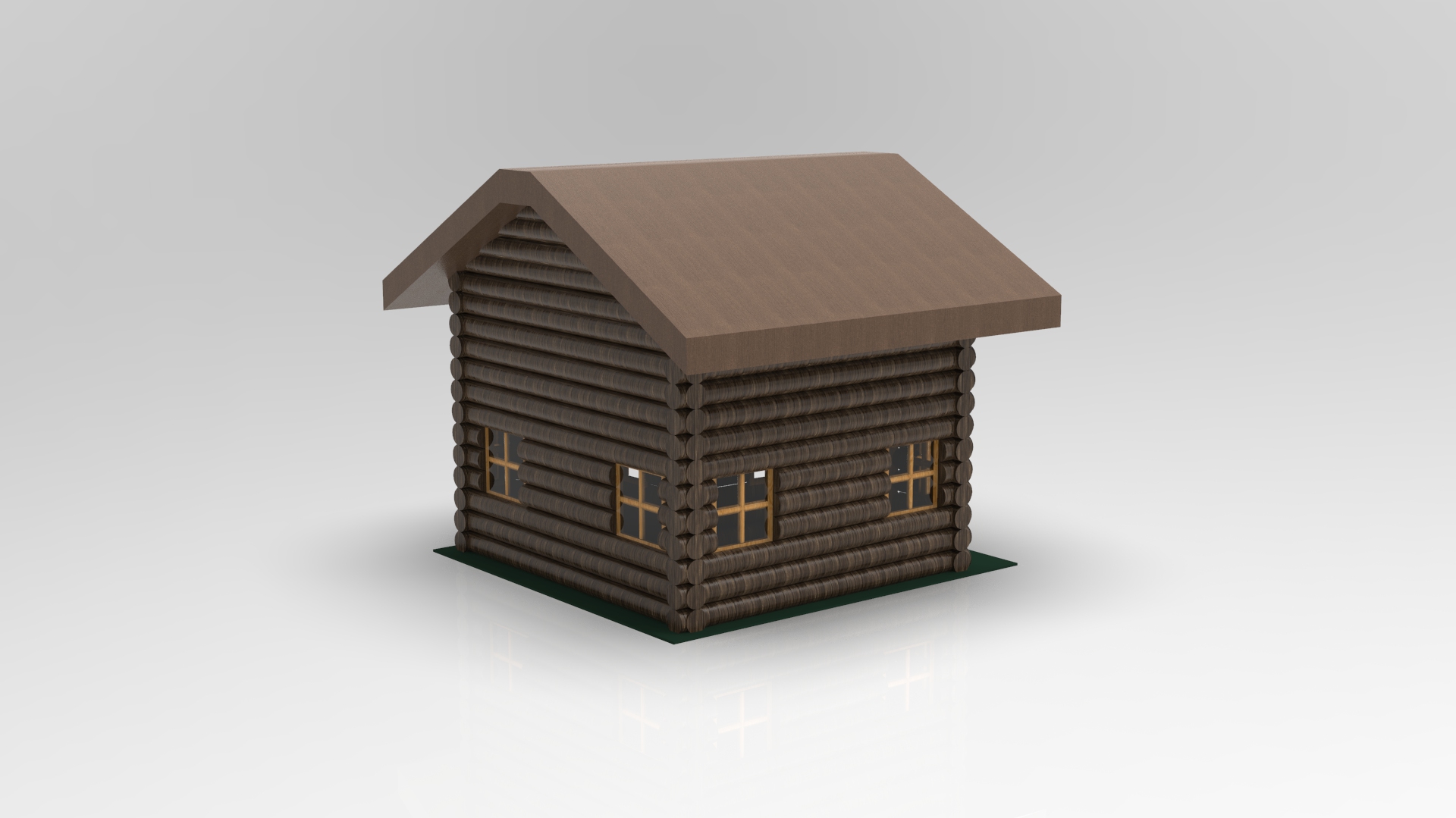 STL file Log Cabin 🪵・3D printable design to download・Cults
