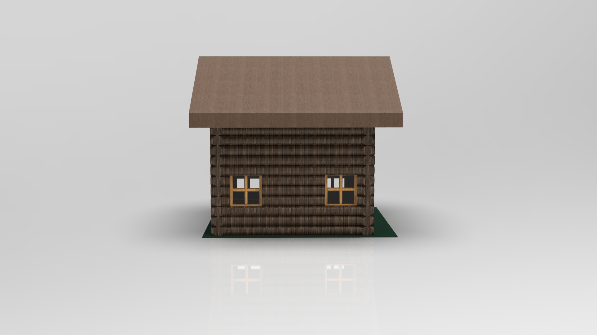 STL file Log Cabin 🪵・3D printable design to download・Cults