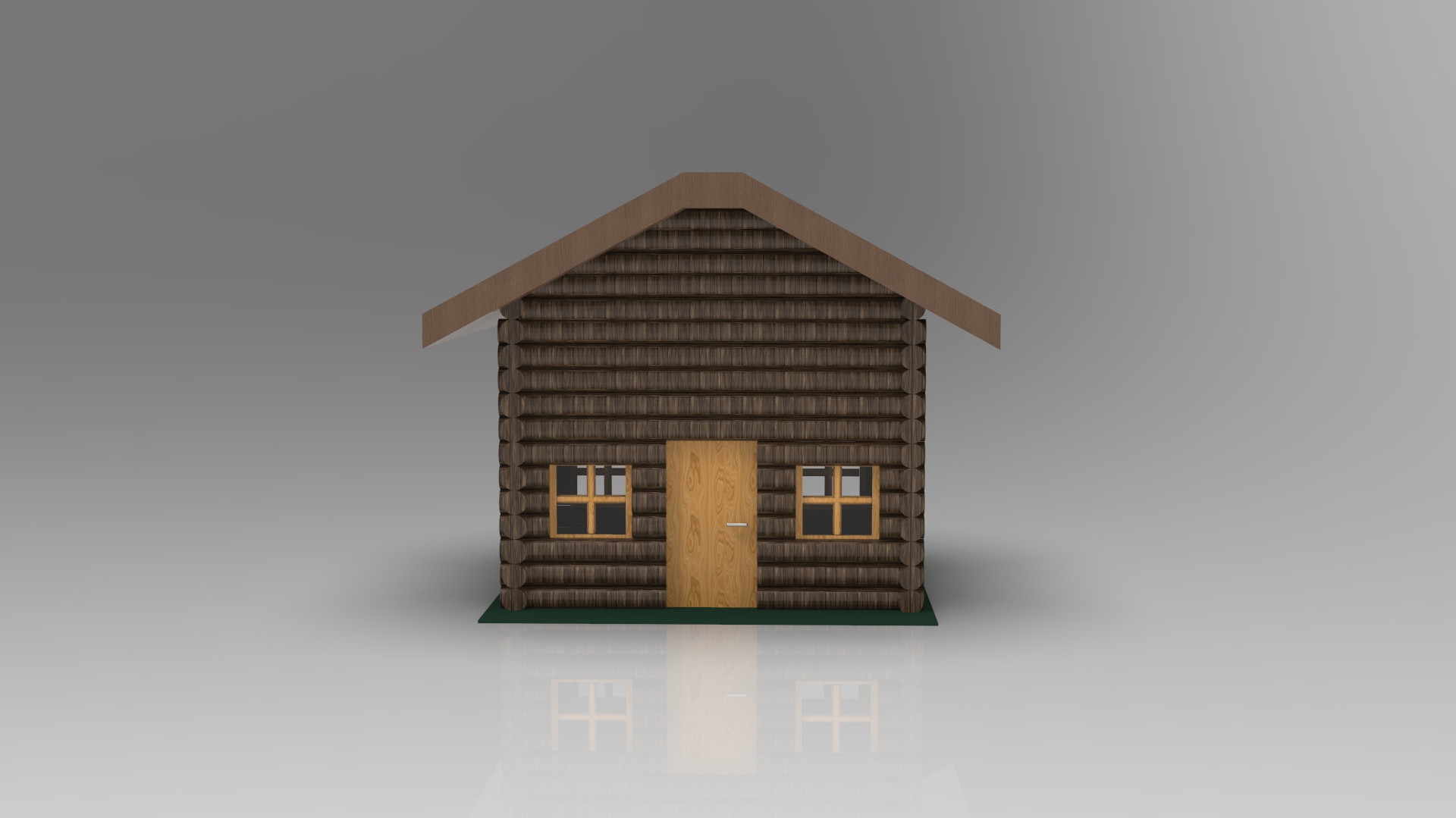 STL file Log Cabin 🪵・3D printable design to download・Cults