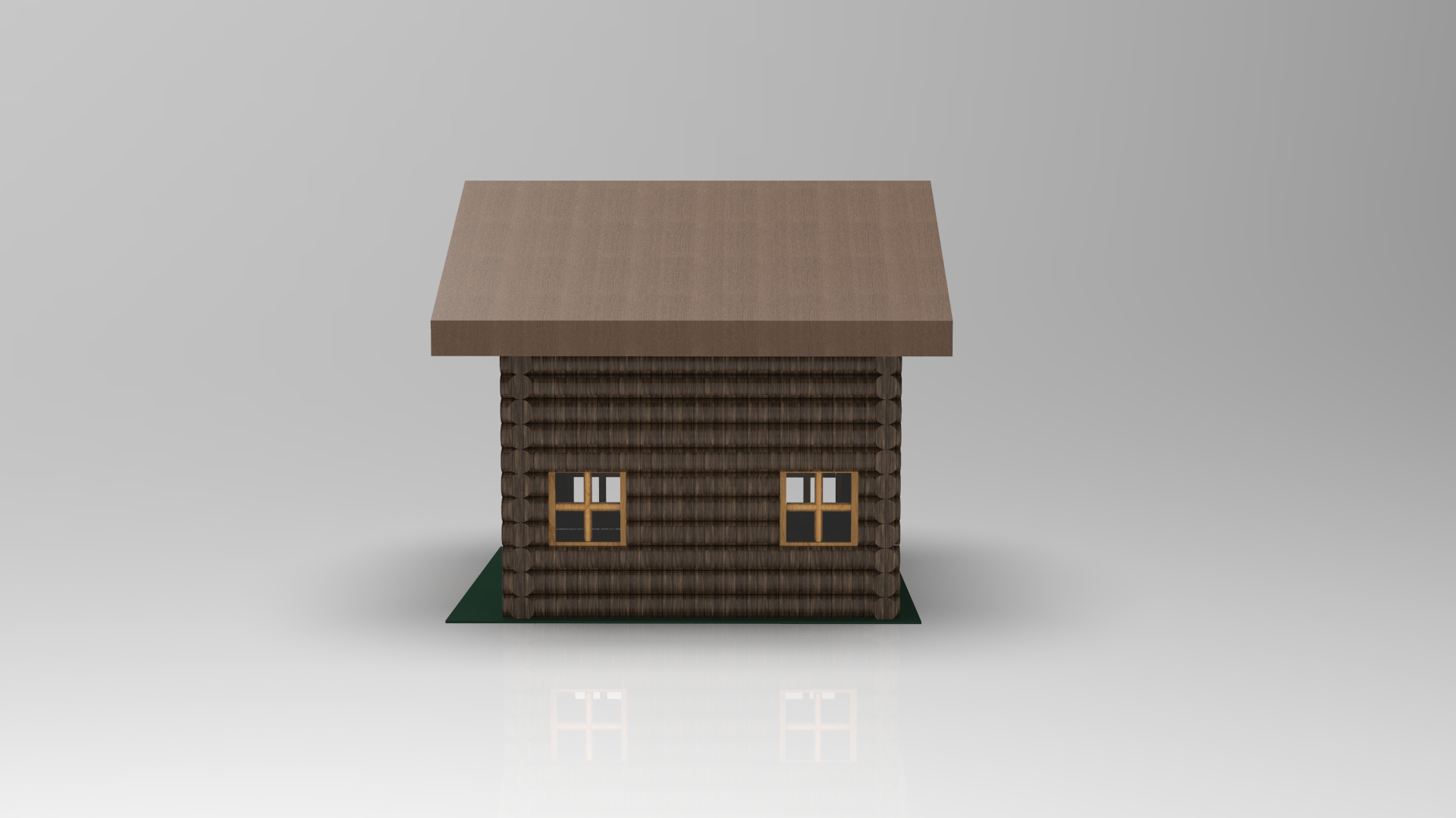 STL file Log Cabin 🪵・3D printable design to download・Cults