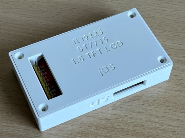 Free 3D file 1.8 inch TFT LCD case・3D printing design to download・Cults