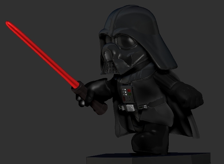 Файл OBJ Mario Vader・Модель для загрузки и печати в формате 3D・Cults