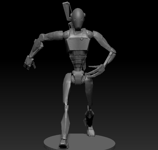 STL file COMMANDO DROID・Model to download and 3D print・Cults
