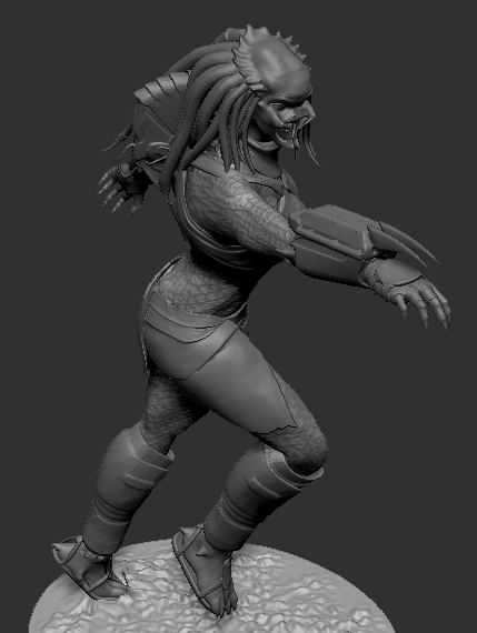 3D file Female Predator (fixed and updated)・Template to download and 3D ...