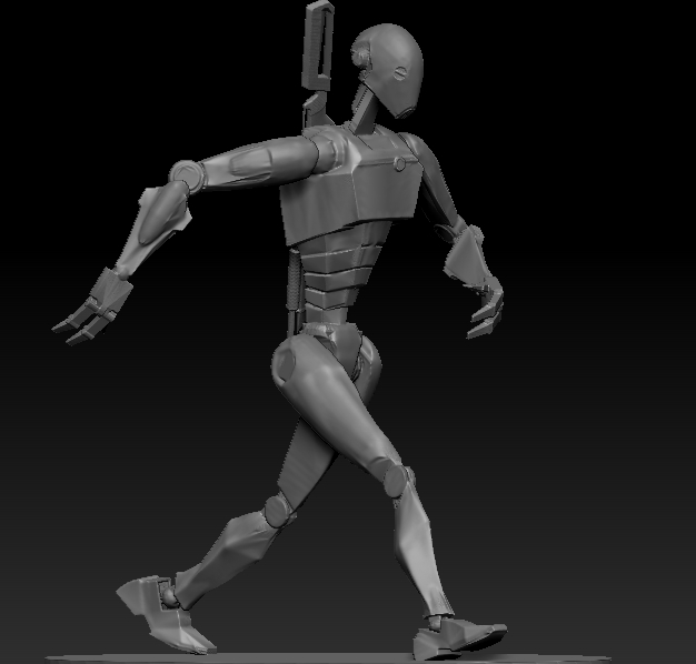 STL file COMMANDO DROID・Model to download and 3D print・Cults