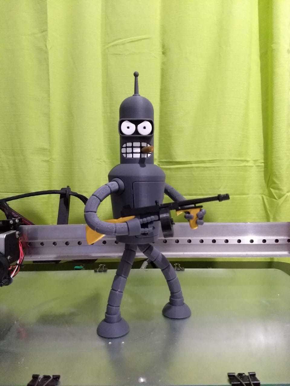 3D printing FUTURAMA 3D: Bender (high detailed) Robot • made with ibot5 ...
