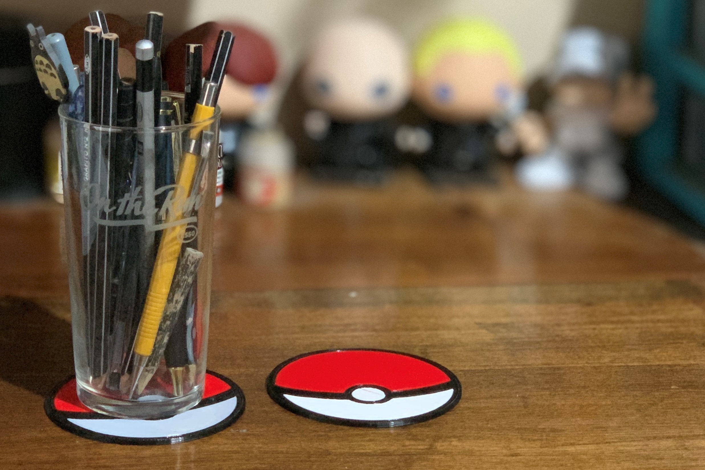 STL file Pokeball coaster・Model to download and 3D print・Cults
