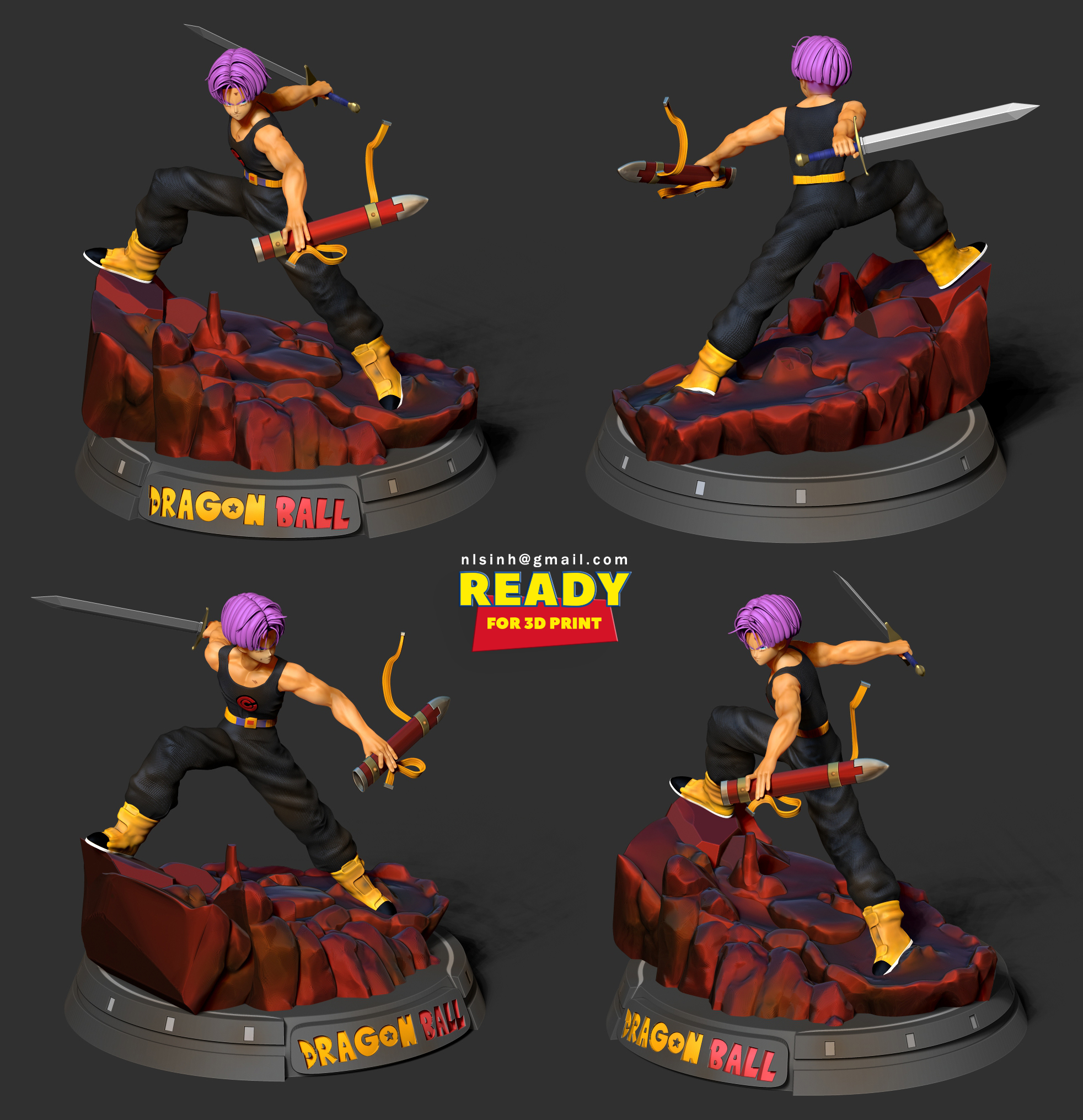 3D file Future Trunks・3D printable model to download・Cults