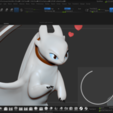 Download STL file Light Fury Dragon • 3D printable template ・ Cults