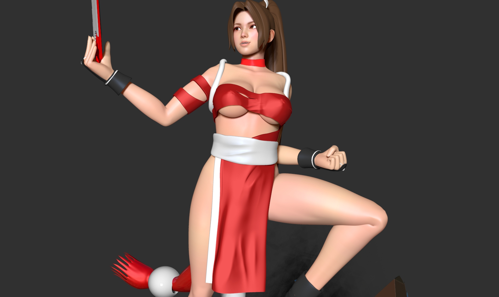 3D file Mai Shiranui 👫・Template to download and 3D print・Cults