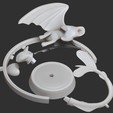 Download STL file Light Fury Dragon • 3D printable template ・ Cults