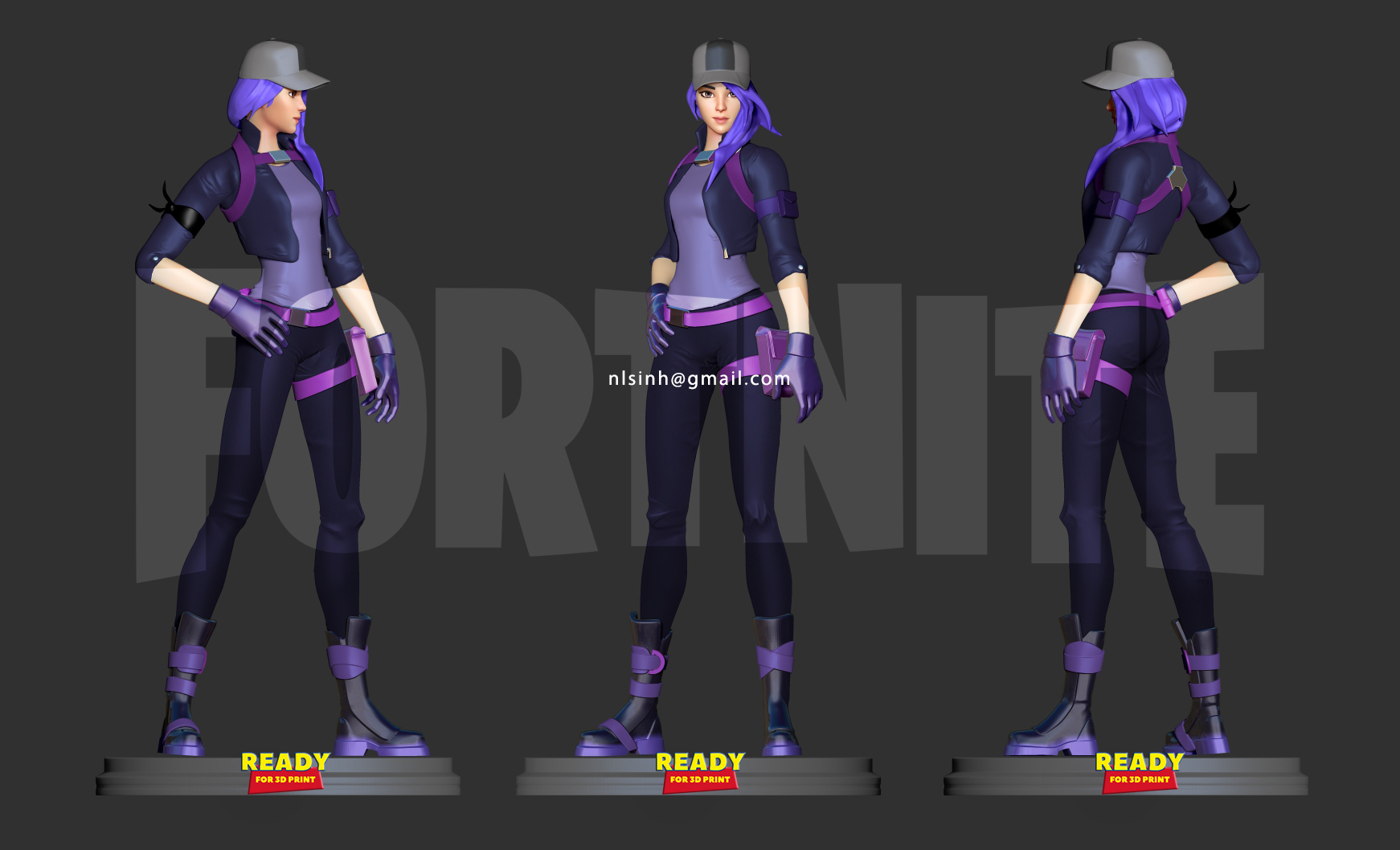 3D file Remedy - Fortnite Fanart・3D print design to download・Cults