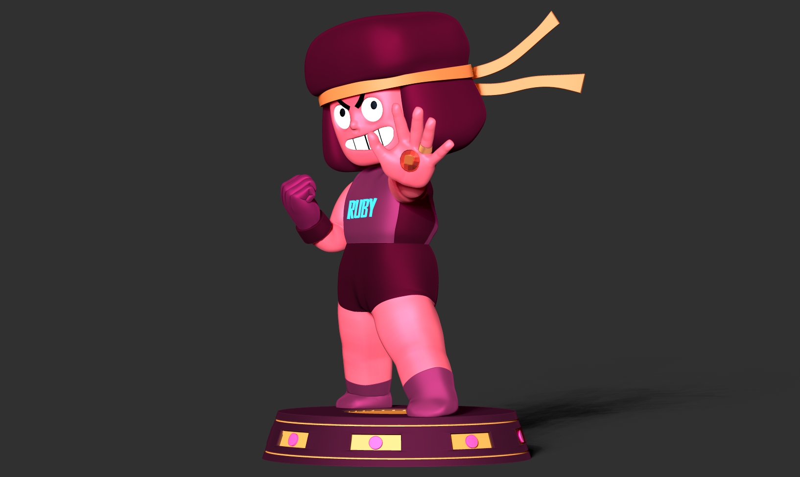 Free 3D file Ruby - Steven Universe 💎・3D printer design to download・Cults
