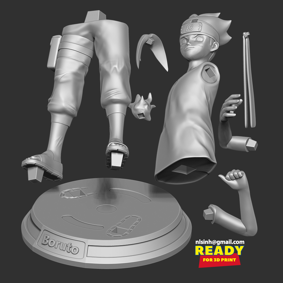 3D file Boruto・Model to download and 3D print・Cults