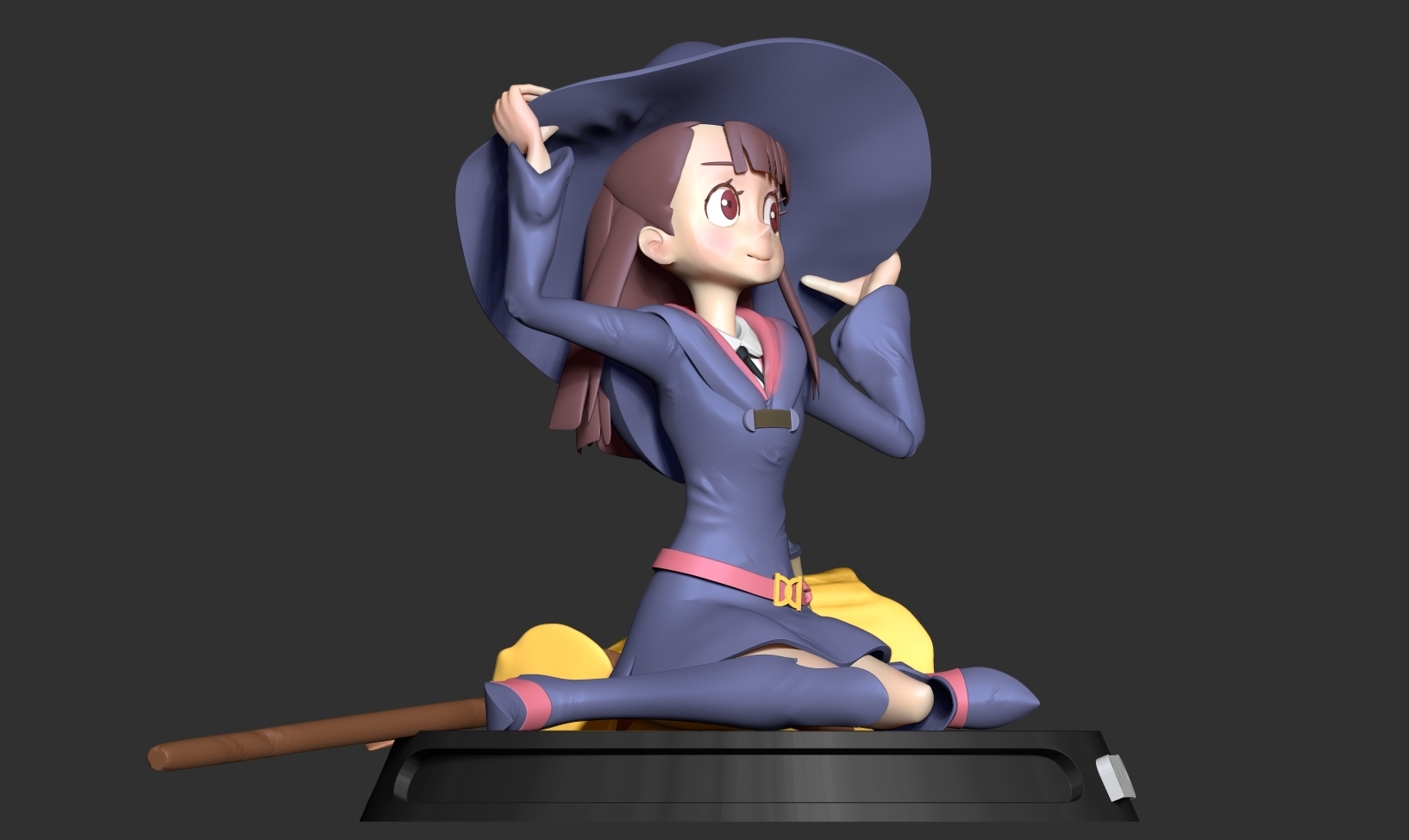 3D file Akko - Little Witch・3D printing template to download・Cults