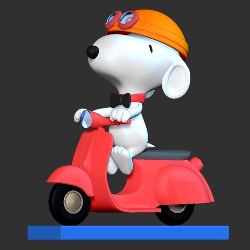 Download STL file Snoopy dog • Template to 3D print ・ Cults