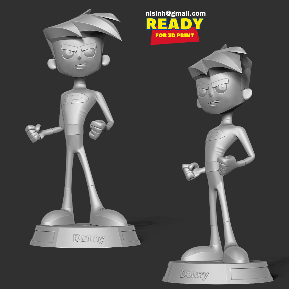 3D file Danny Phantom Fanart・Design to download and 3D print・Cults