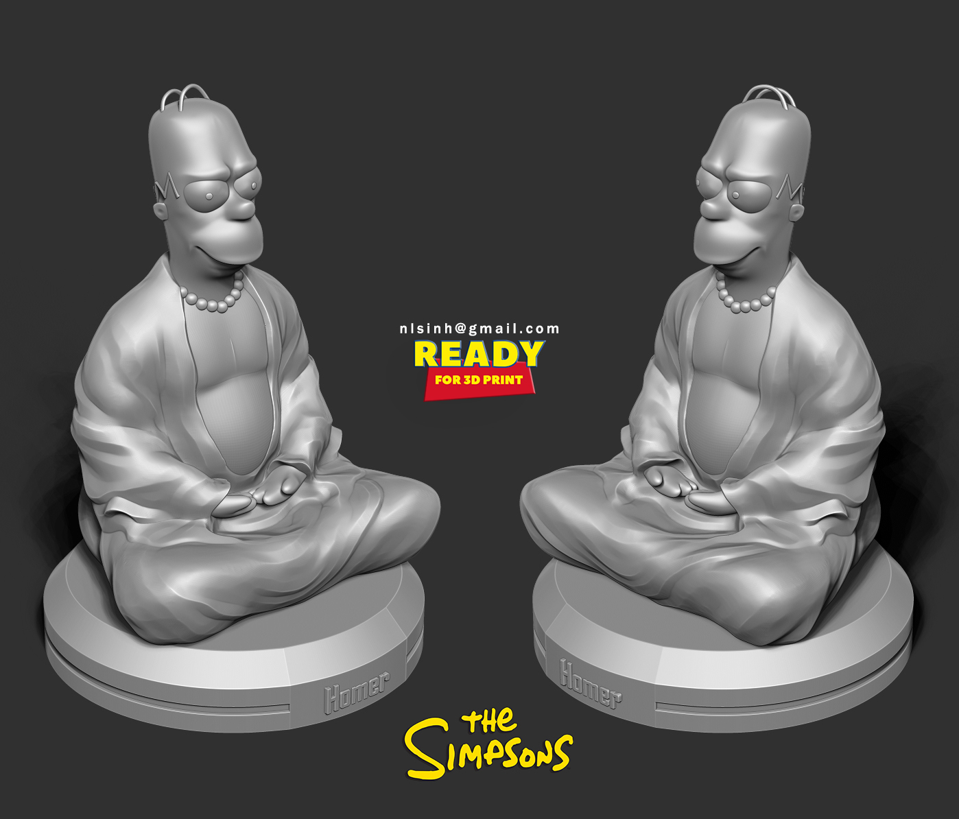 3D file Homer Simpson・3D printing template to download・Cults