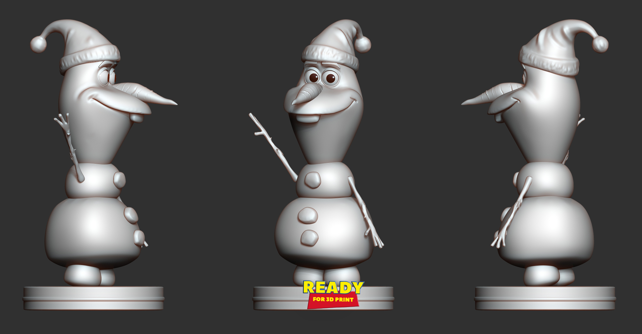 3D file Olaf - Frozen 2 Fanart・Design to download and 3D print・Cults