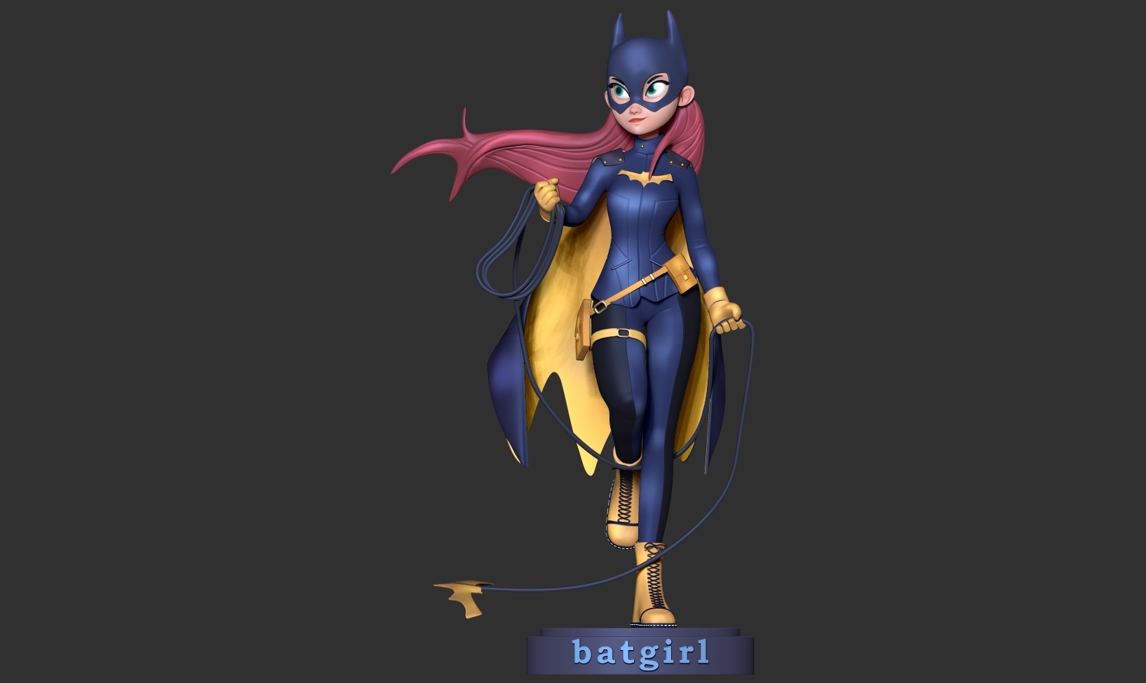 3D file Batgirl Fanart 👧・3D printable model to download・Cults