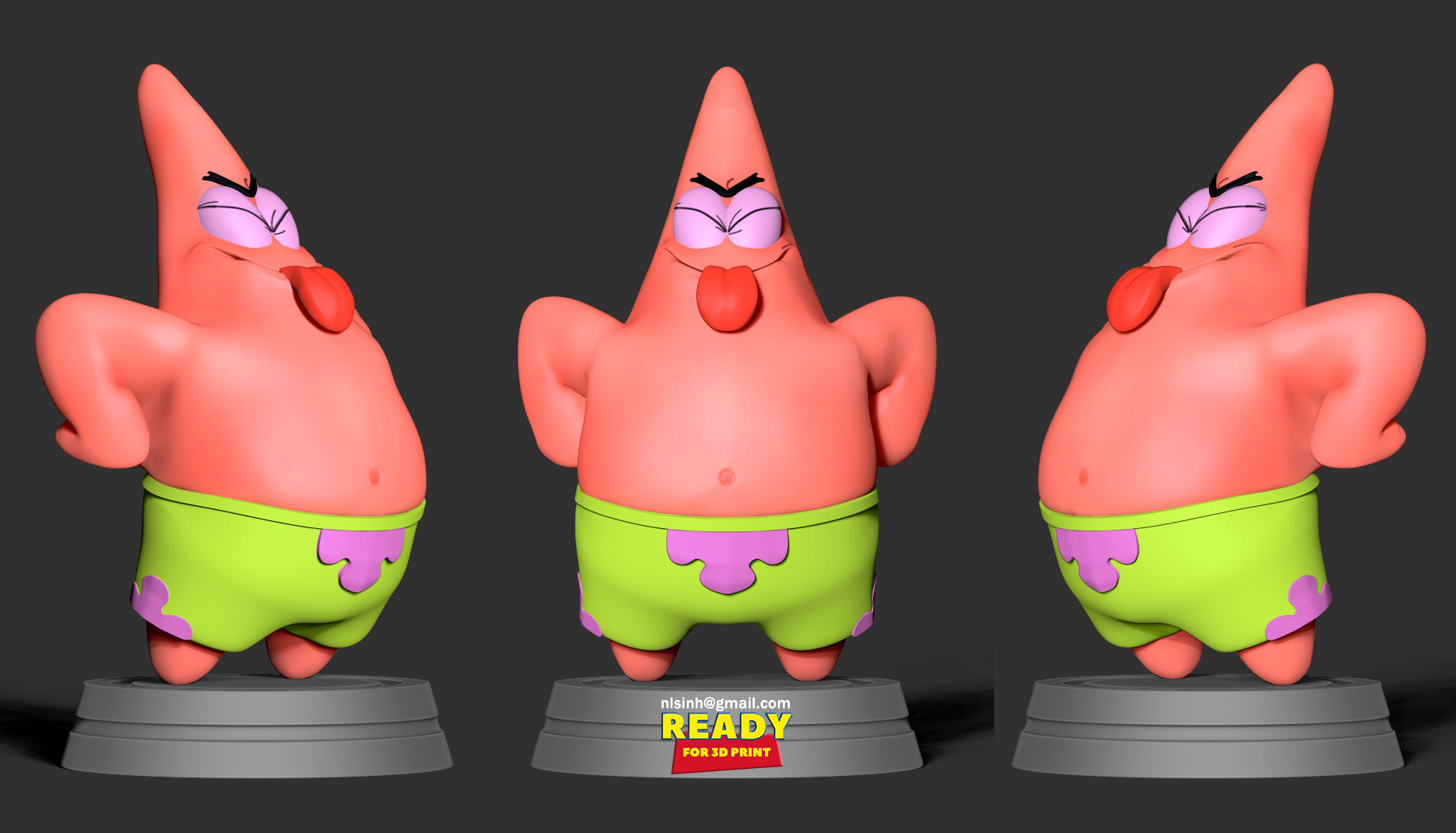 3D file Patrick Star Fanart・3D print design to download・Cults