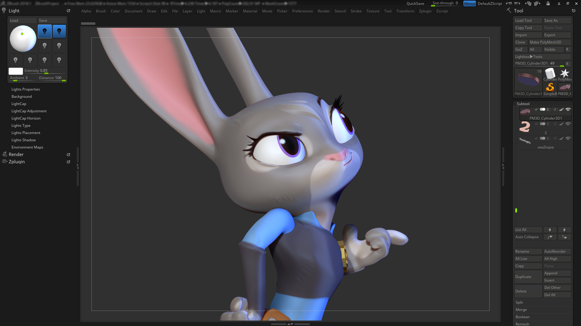 3D file Judy Hoops Fanart 👾・Design to download and 3D print・Cults