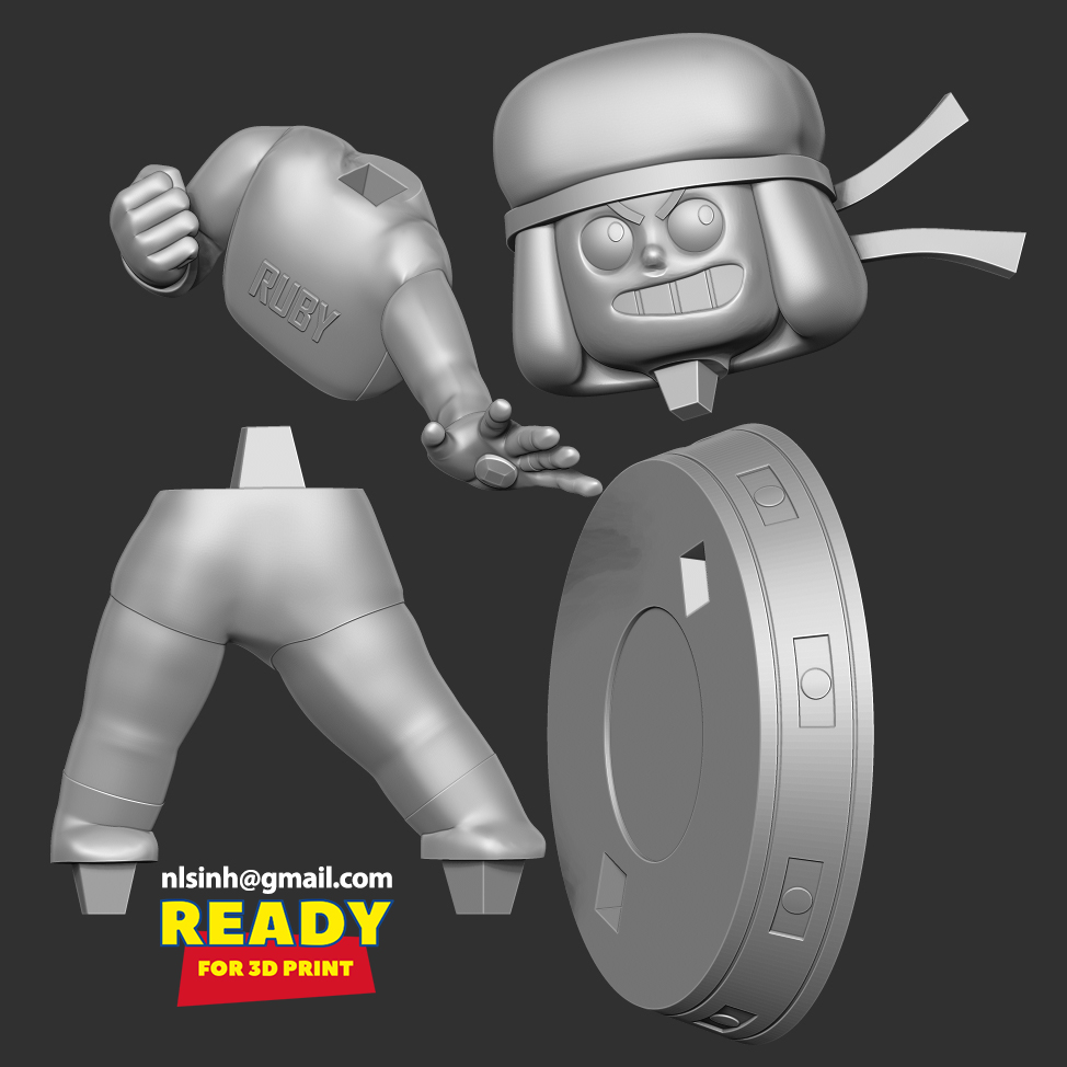 Free 3D file Ruby - Steven Universe 💎・3D printer design to download・Cults