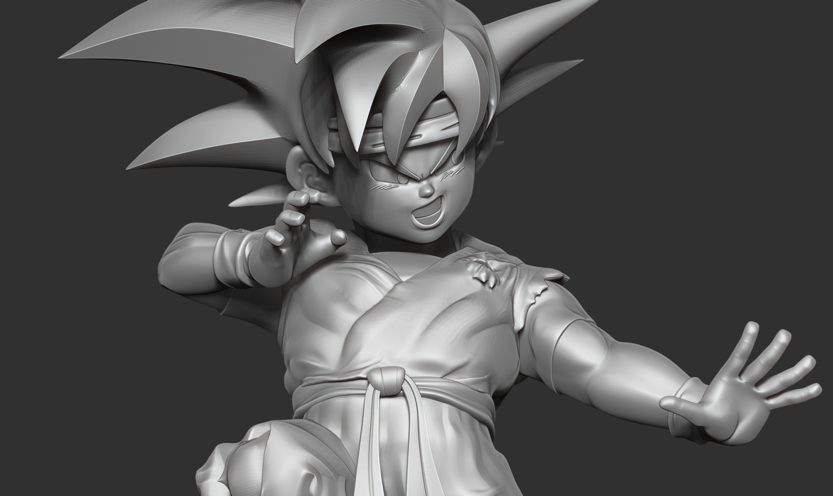 3D file Son Goku・3D print design to download・Cults
