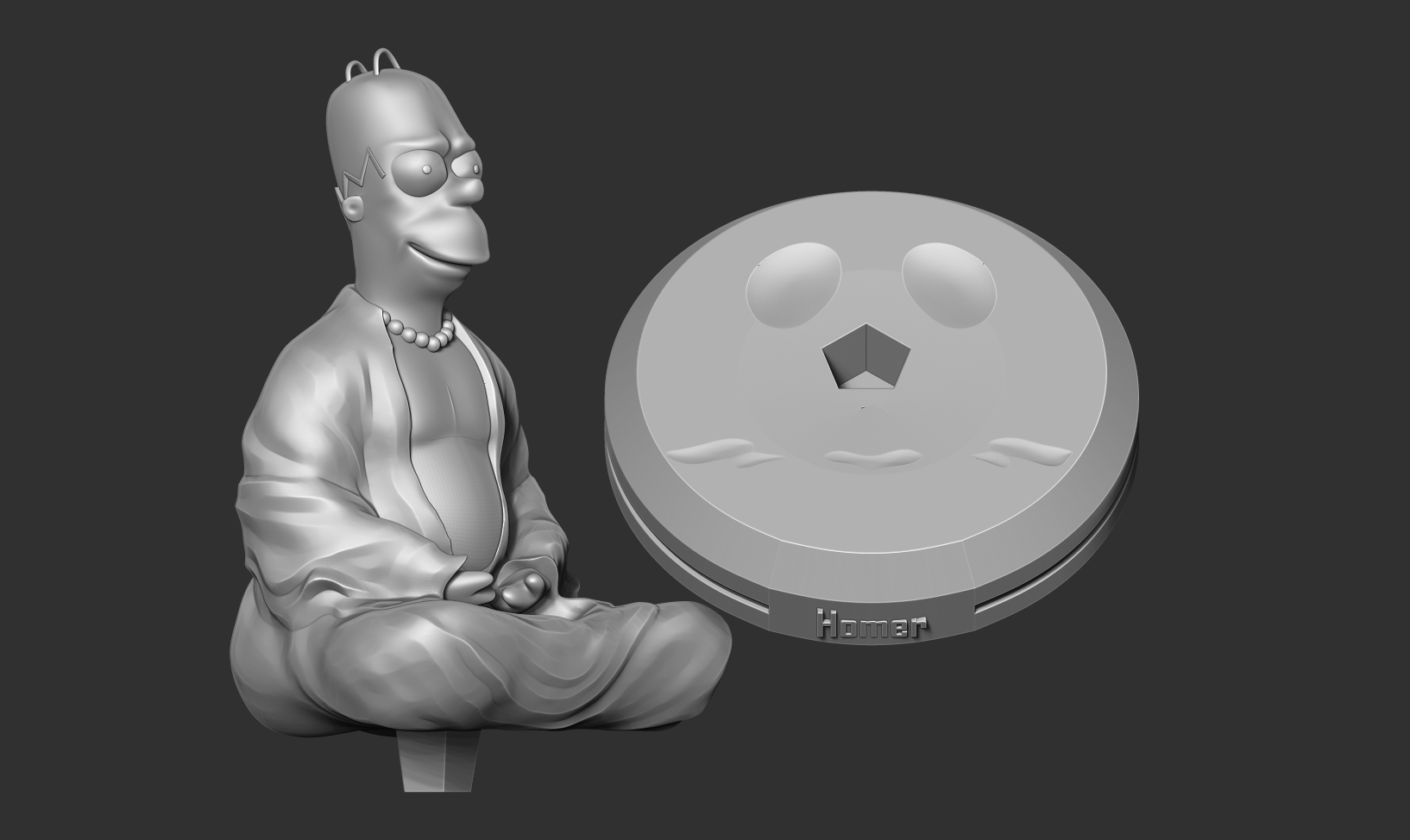3D file Homer Simpson・3D printing template to download・Cults
