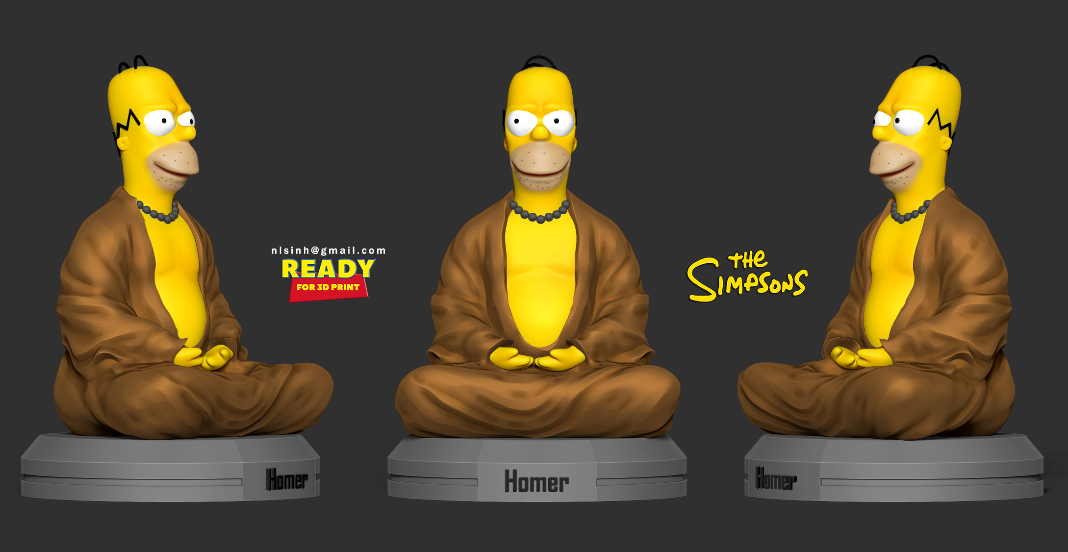 3D file Homer Simpson・3D printing template to download・Cults