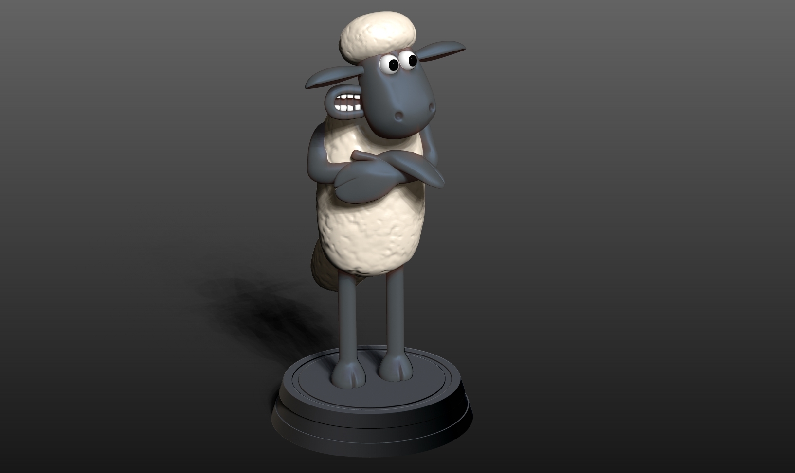 3D file Shaun the Sheep・3D printer design to download・Cults