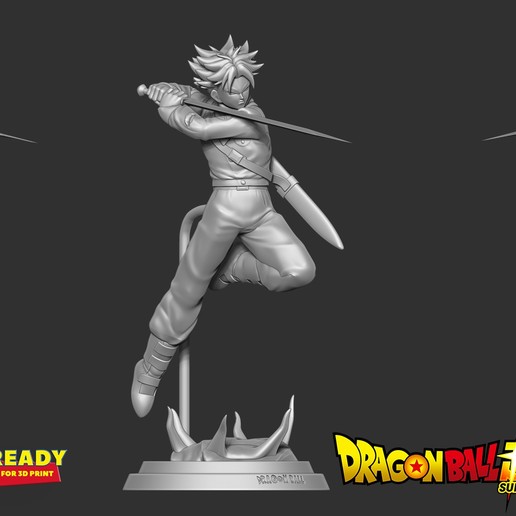 Download 3D printer designs Future Trunks - Dragon Ball Fanart ・ Cults