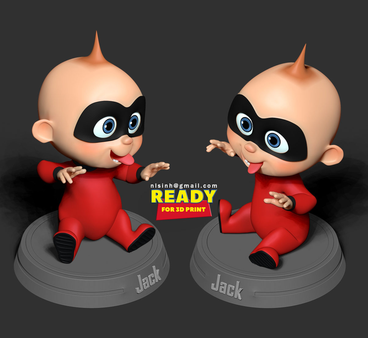 Archivo 3D Jack-Jack Parr - Fanart de Los Increíbles・Diseño de ...