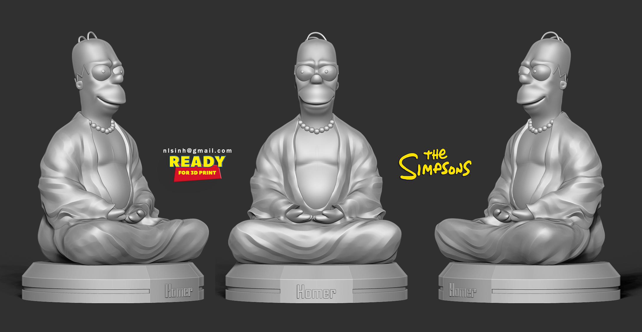 3D file Homer Simpson・3D printing template to download・Cults