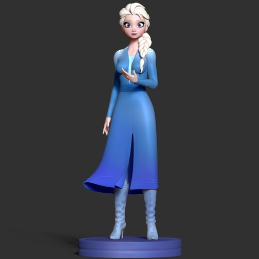 Download STL file Elsa - Frozen 2 Fan art • 3D printer object ・ Cults